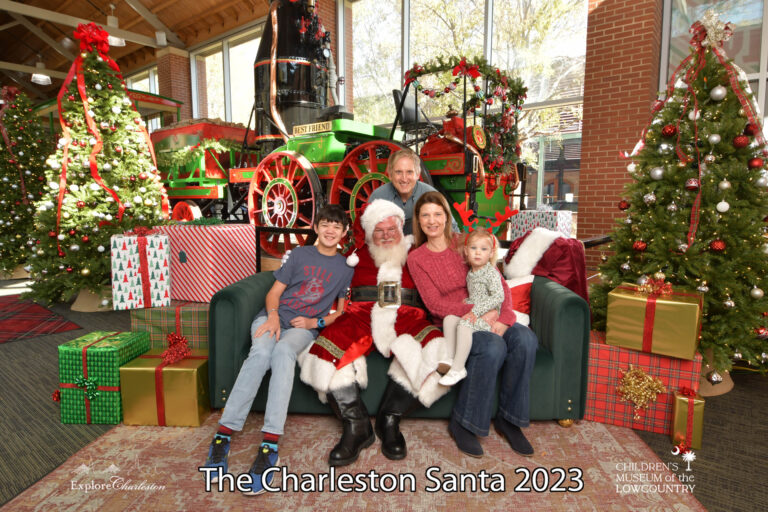 The Charleston Santa – Visit the Charleston Santa this year!